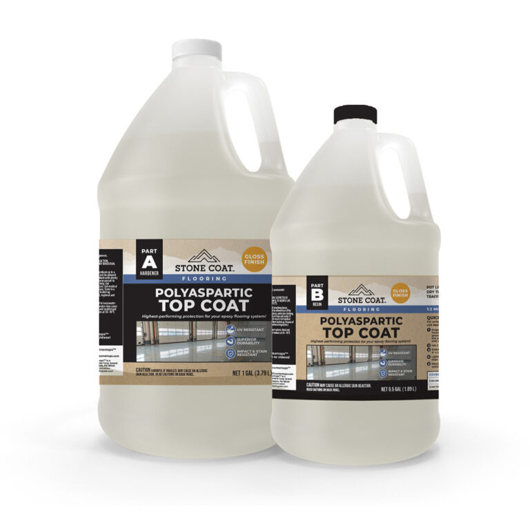 Polyaspartic Flooring Top Coat – UV Stable - Stone Coat Epoxy Countertops