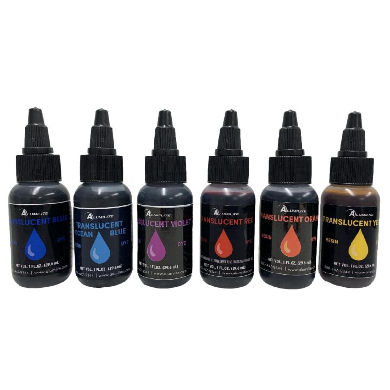 Translucent Liquid Epoxy Dye - Colourfast and UV Stable
